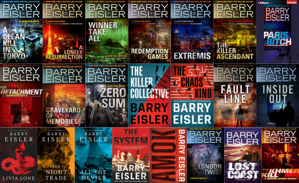 John Rain Series & more by Barry Eisler ~ 22 MP3 AUDIOBOOK COLLECTION ...